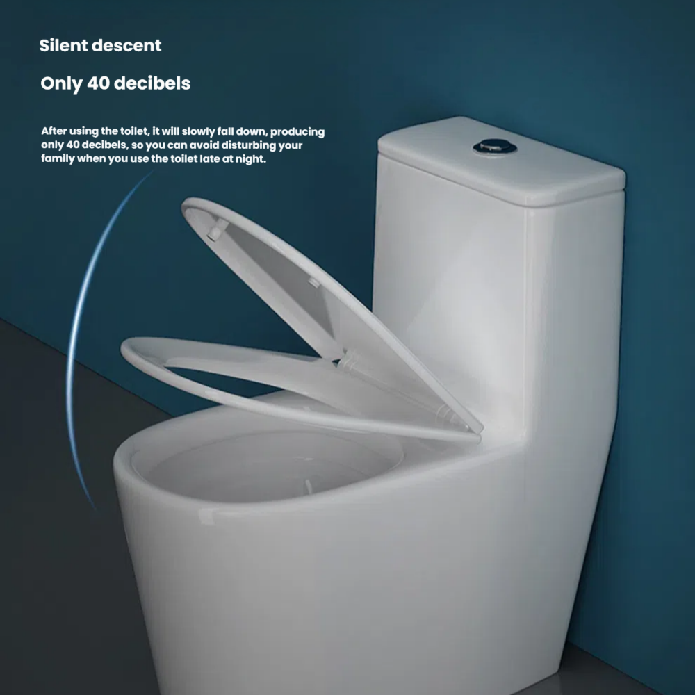 MLI Siphonic Toilet Model B9159 — 5-Stage Cyclone Flush, 360° Vortex ...